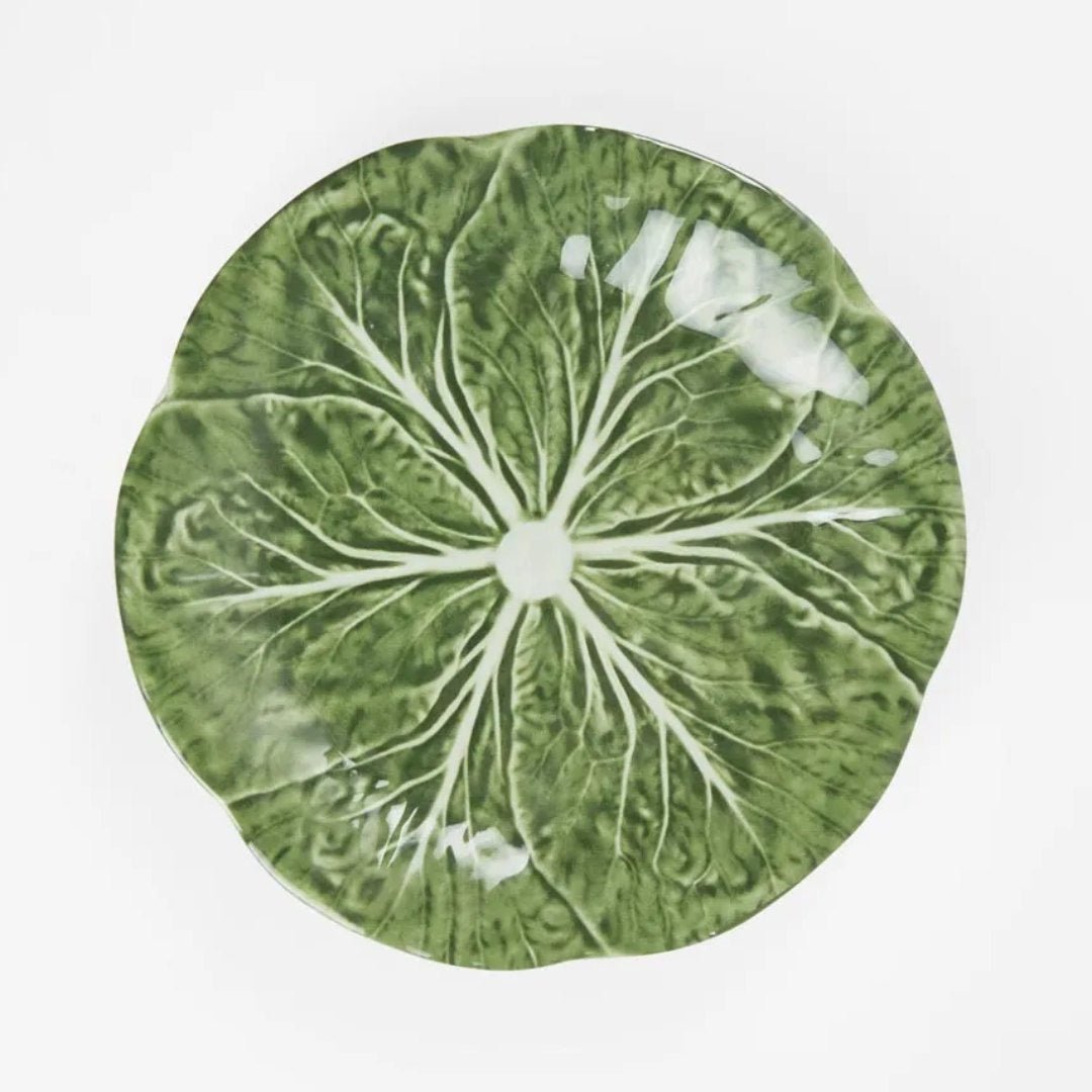 Luxe Cabbage Leaf Salad Plate | Melamine – Suzie Anderson Home